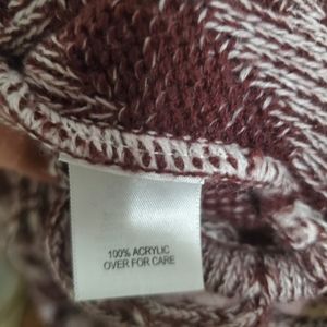 Relativity | Sweaters | Relativity Chevron Design Fringe Sweater | Poshmark